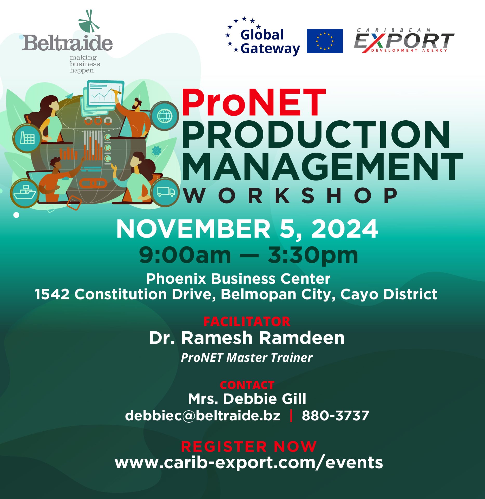 ProNET Production Management - Belize - Caribbean Export